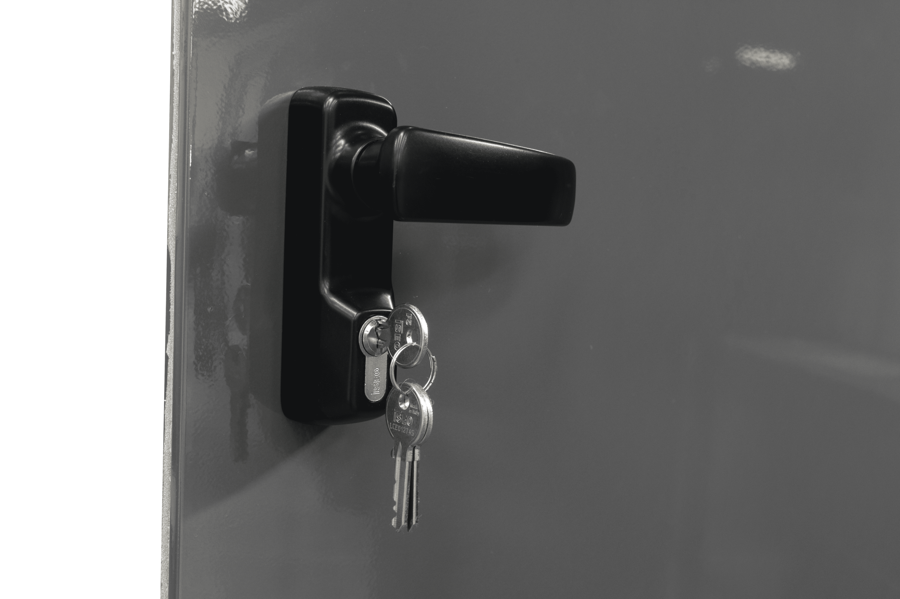 ISEO outside access handle - Kirncroft Security Doors