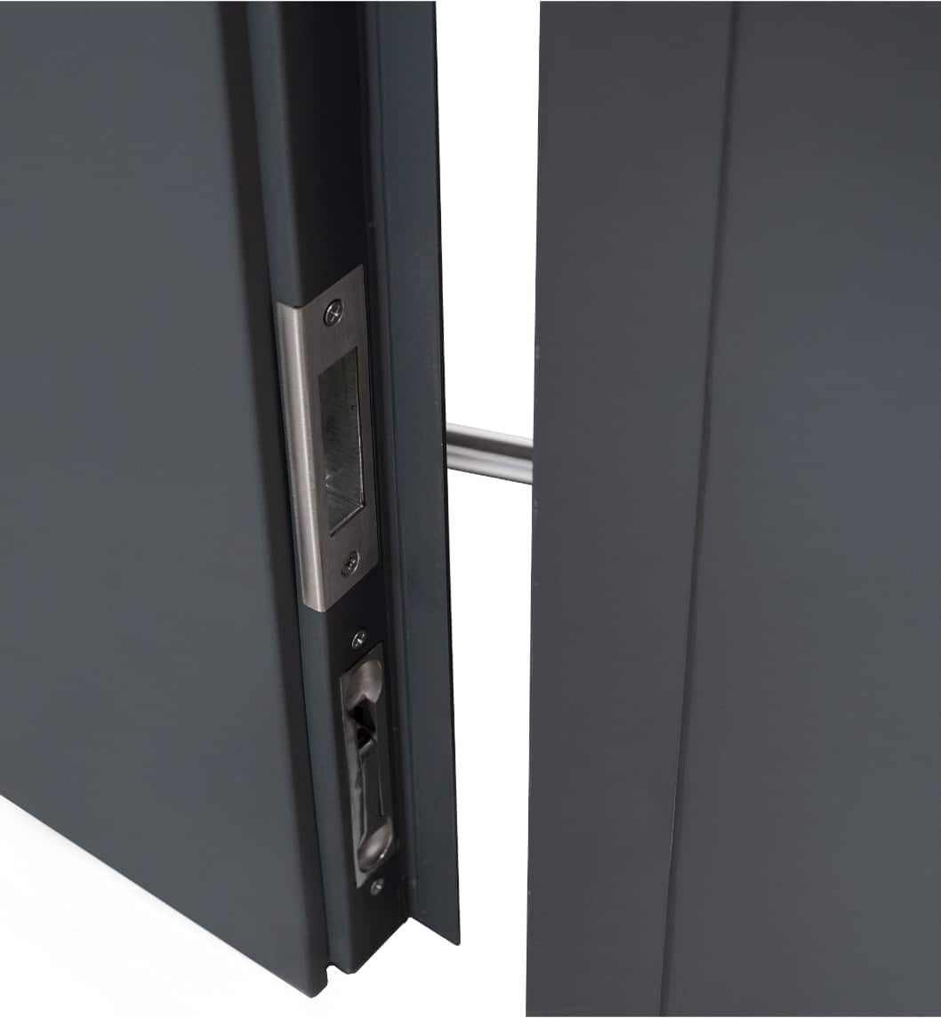 Double steel security door (10-point-locking) - Kirncroft Security Doors
