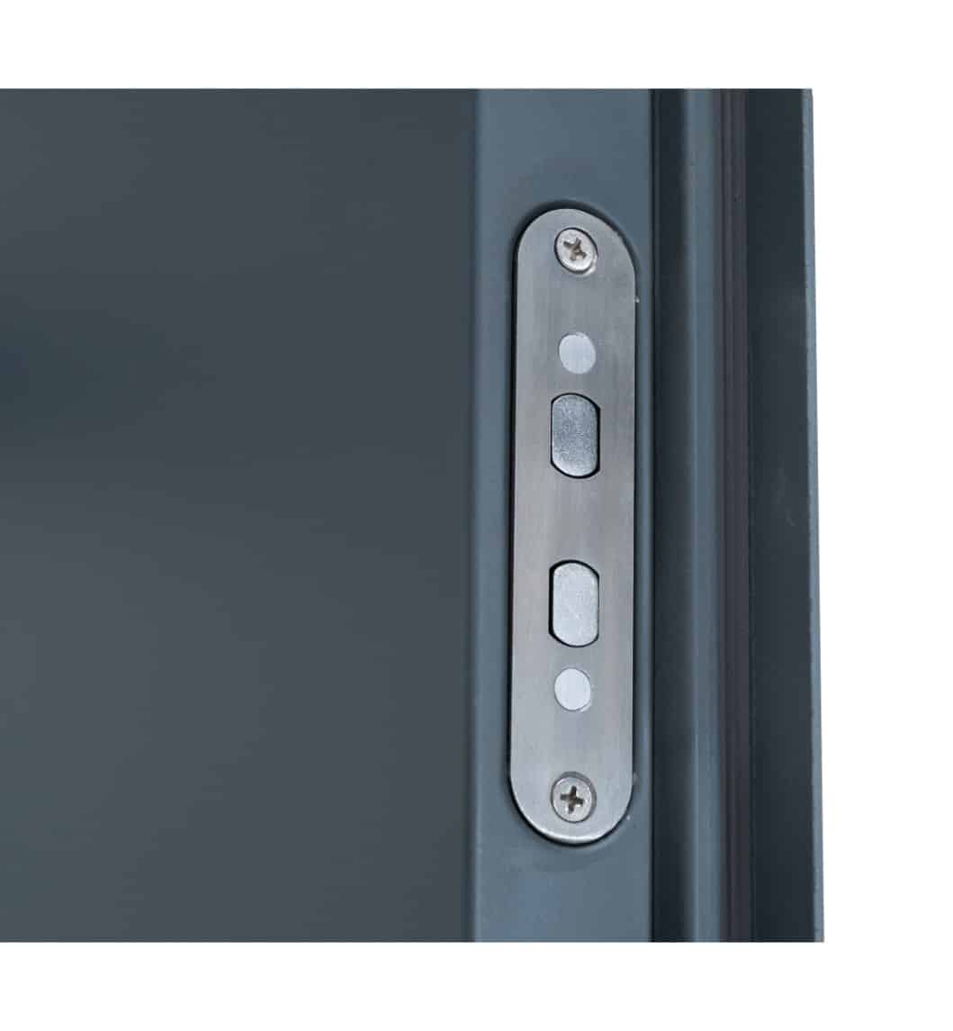 Double steel security door (10-point-locking) - Kirncroft Security Doors