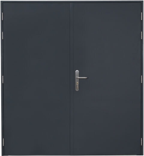 Double steel security door (10-point-locking) - Kirncroft Security Doors