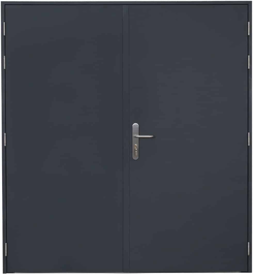 Double steel security door (10-point-locking) - Kirncroft Security Doors